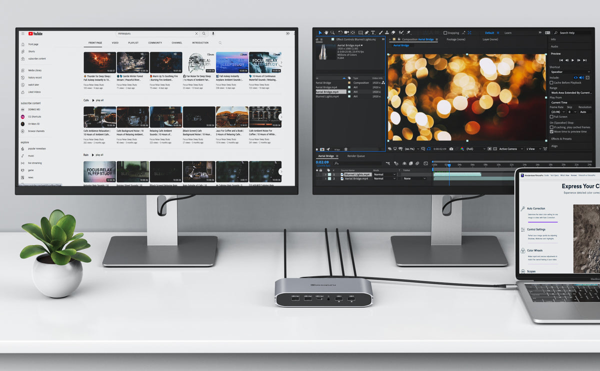 If I add a DisplayLink Dock Station or a graphics adapter to my system