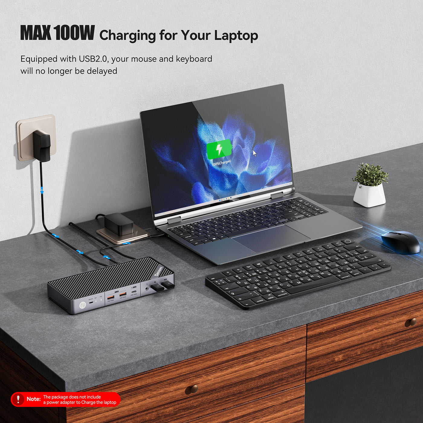 Minisopuru KVM Switch, Dual Monitor KVM Switch for Desktop and Laptop