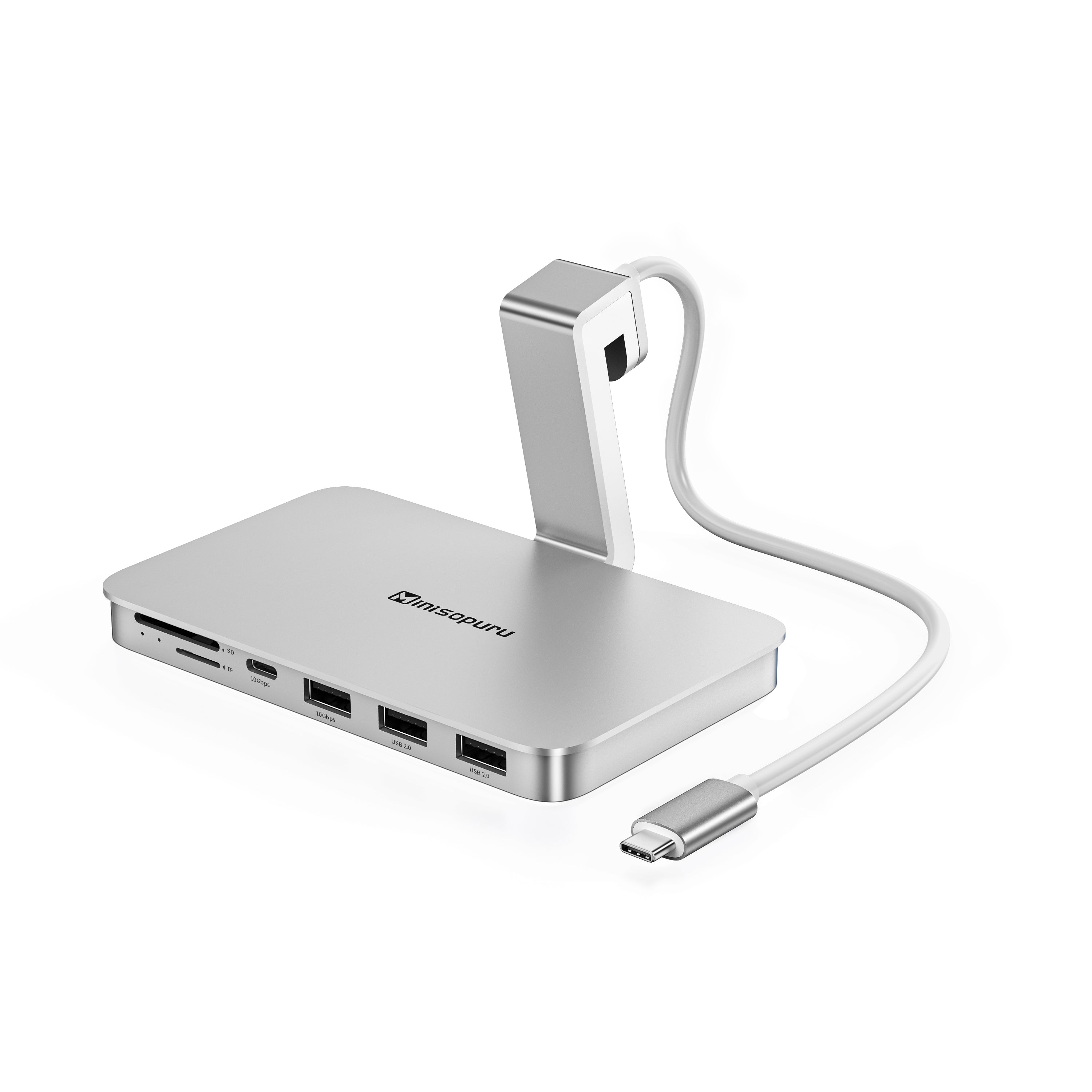 Minisopuru iMac Accessories for iMac 2021/2023, 6 in 1 iMac USB Hub, i